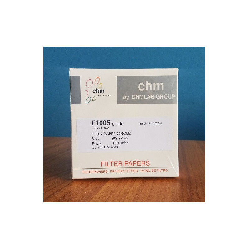 Papel filtro F1005 de ø¸90mm.