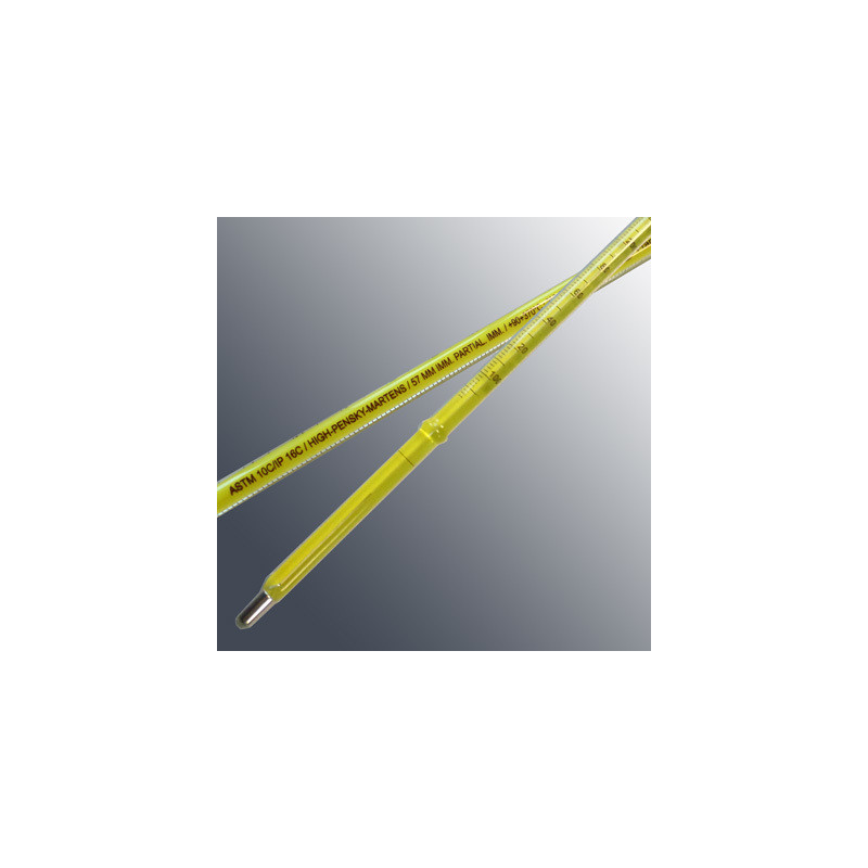 Termometro ASTM 10C de Mercurio +90+370 °C