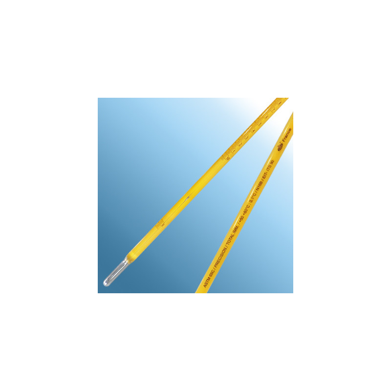 Termometro ASTM 96C de Mercurio +120+150 °C.